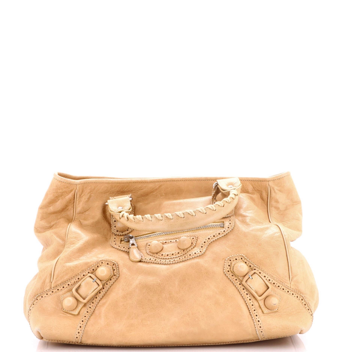 Click here for Pre-Owned Balenciaga Work Covered Giant Brogues Ba... prices
