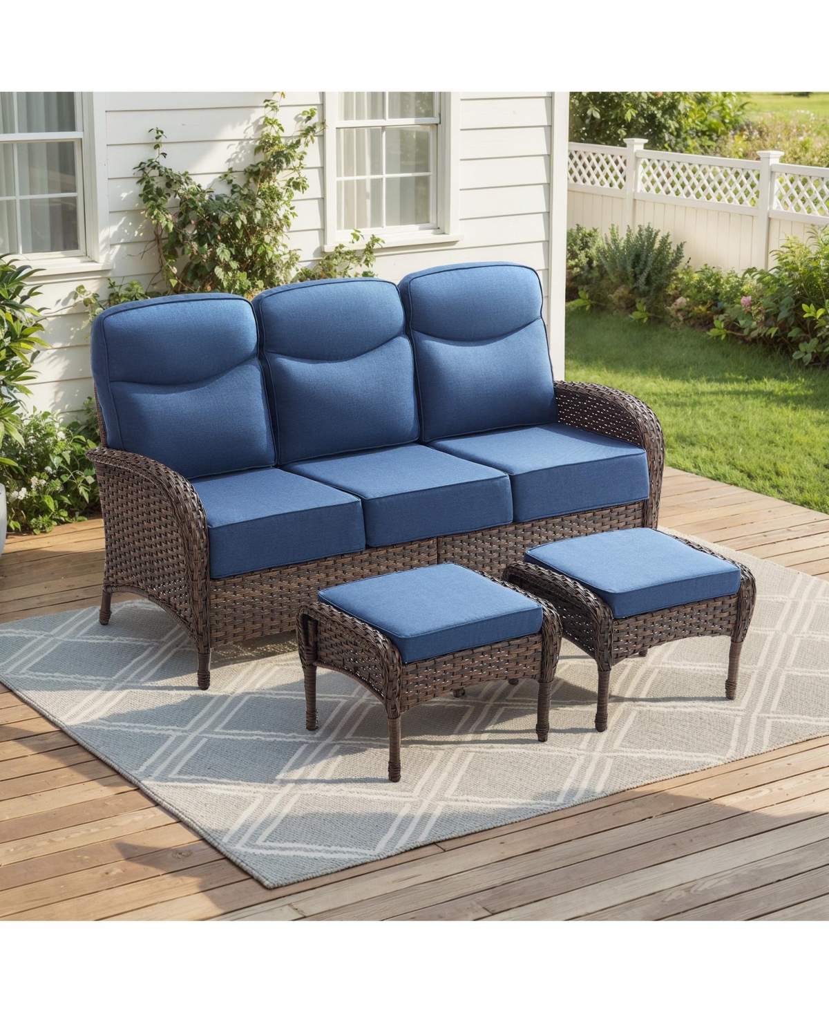 Click here for Pocassy Pieces Patio Furniture Set All-Weather Out... prices