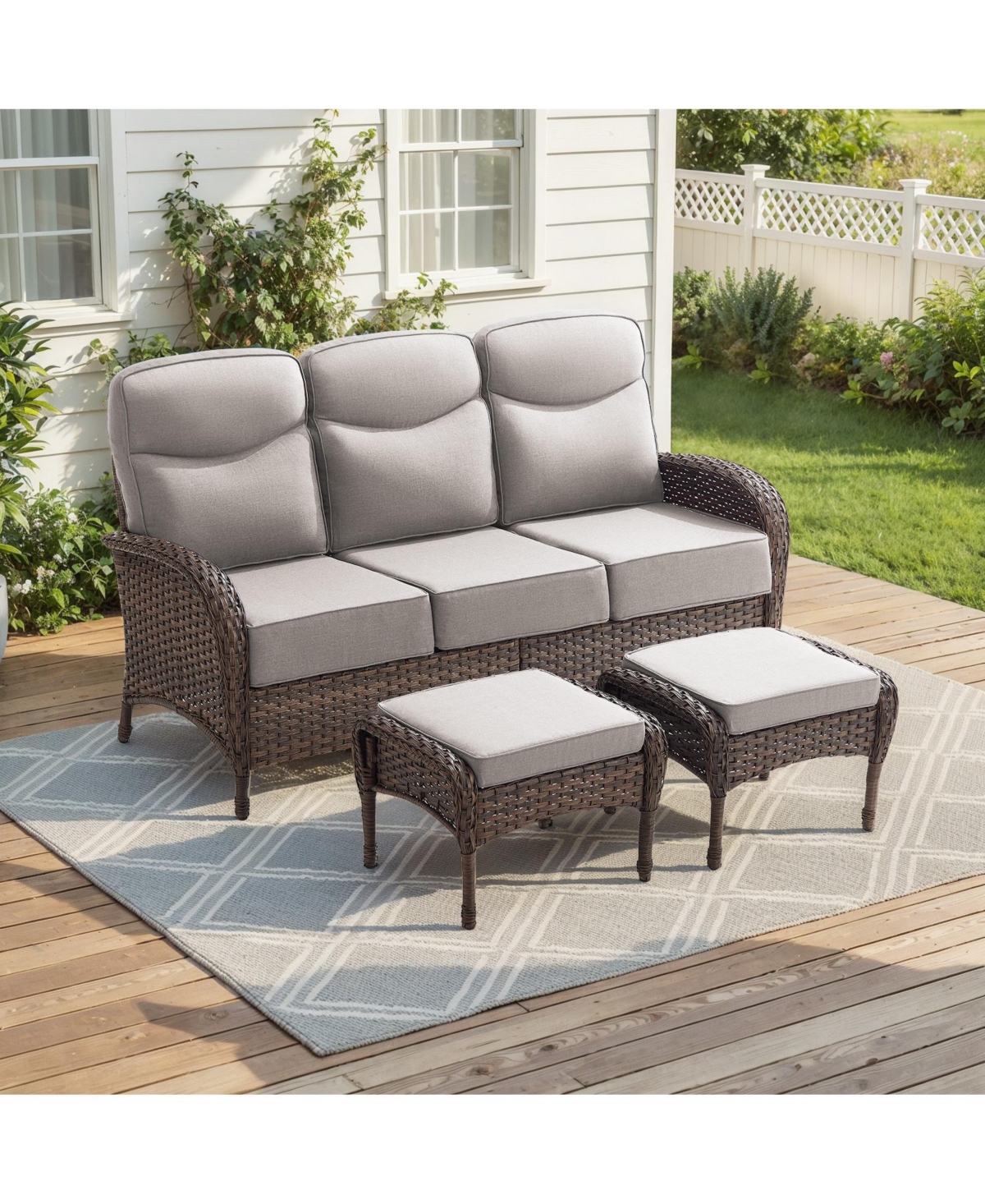 Click here for Pocassy Pieces Patio Furniture Set All-Weather Out... prices