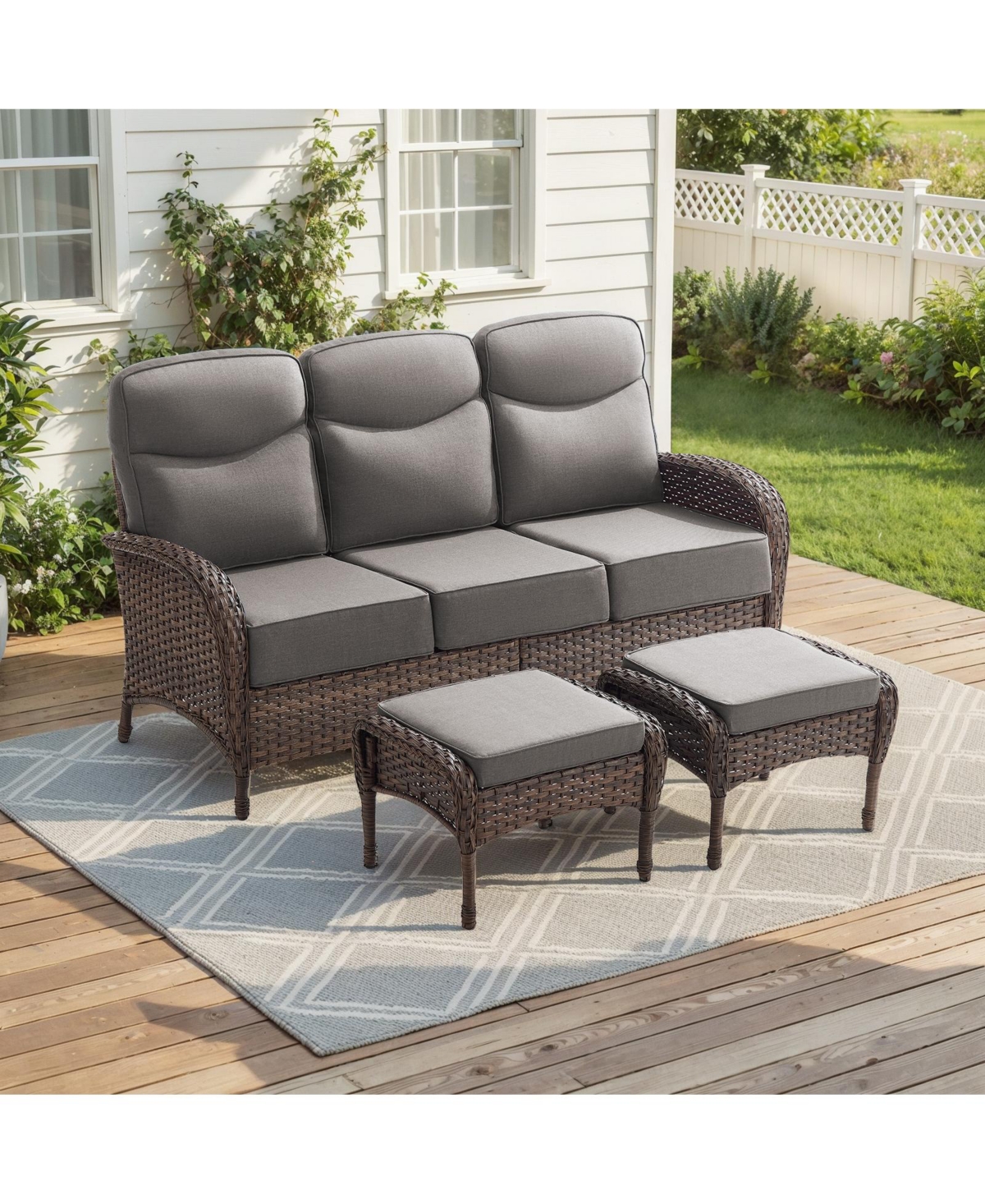 Click here for Pocassy Pieces Patio Furniture Set All-Weather Out... prices