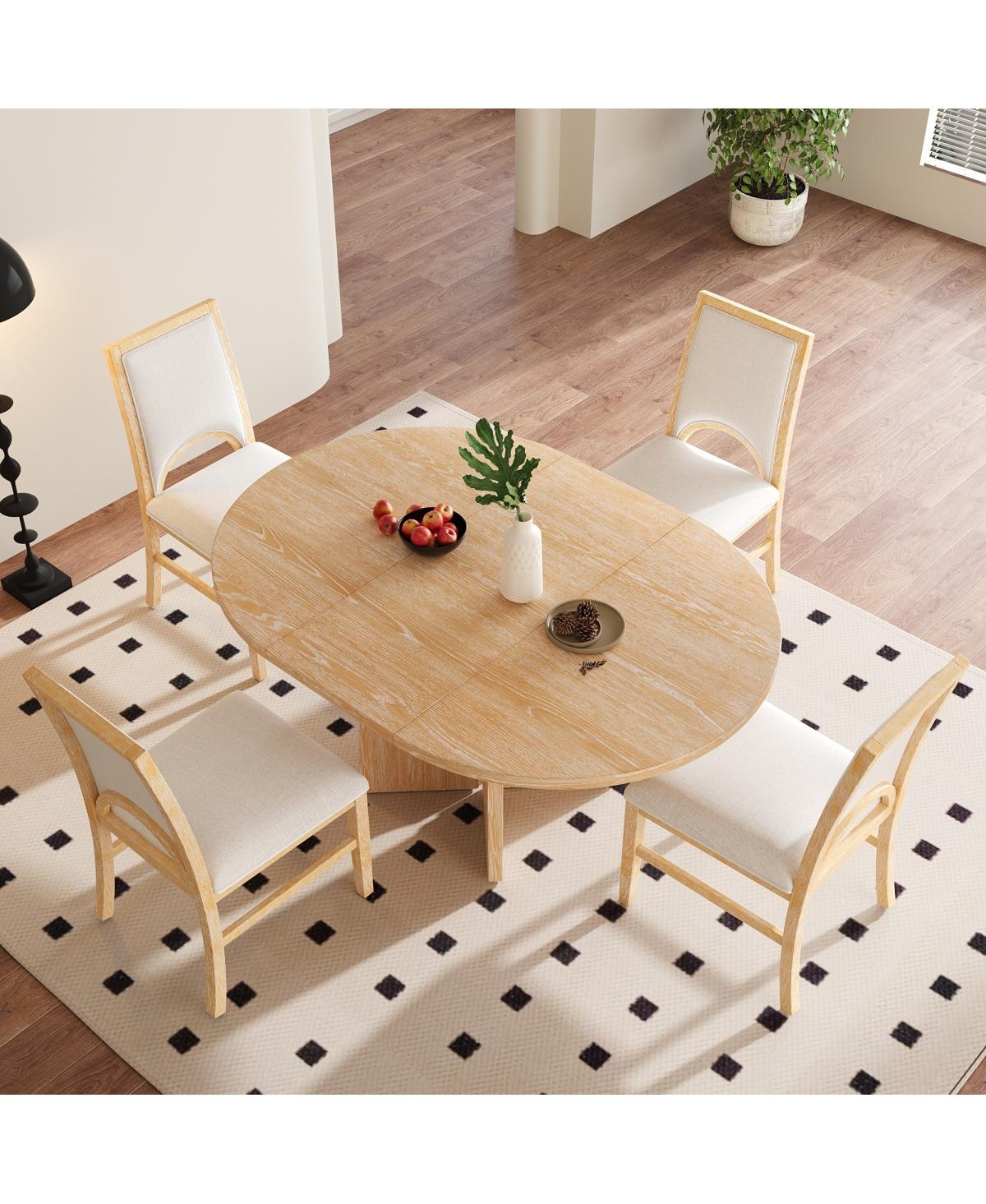 Click here for Streamdale Furniture Solid Wood Extendable Dining... prices