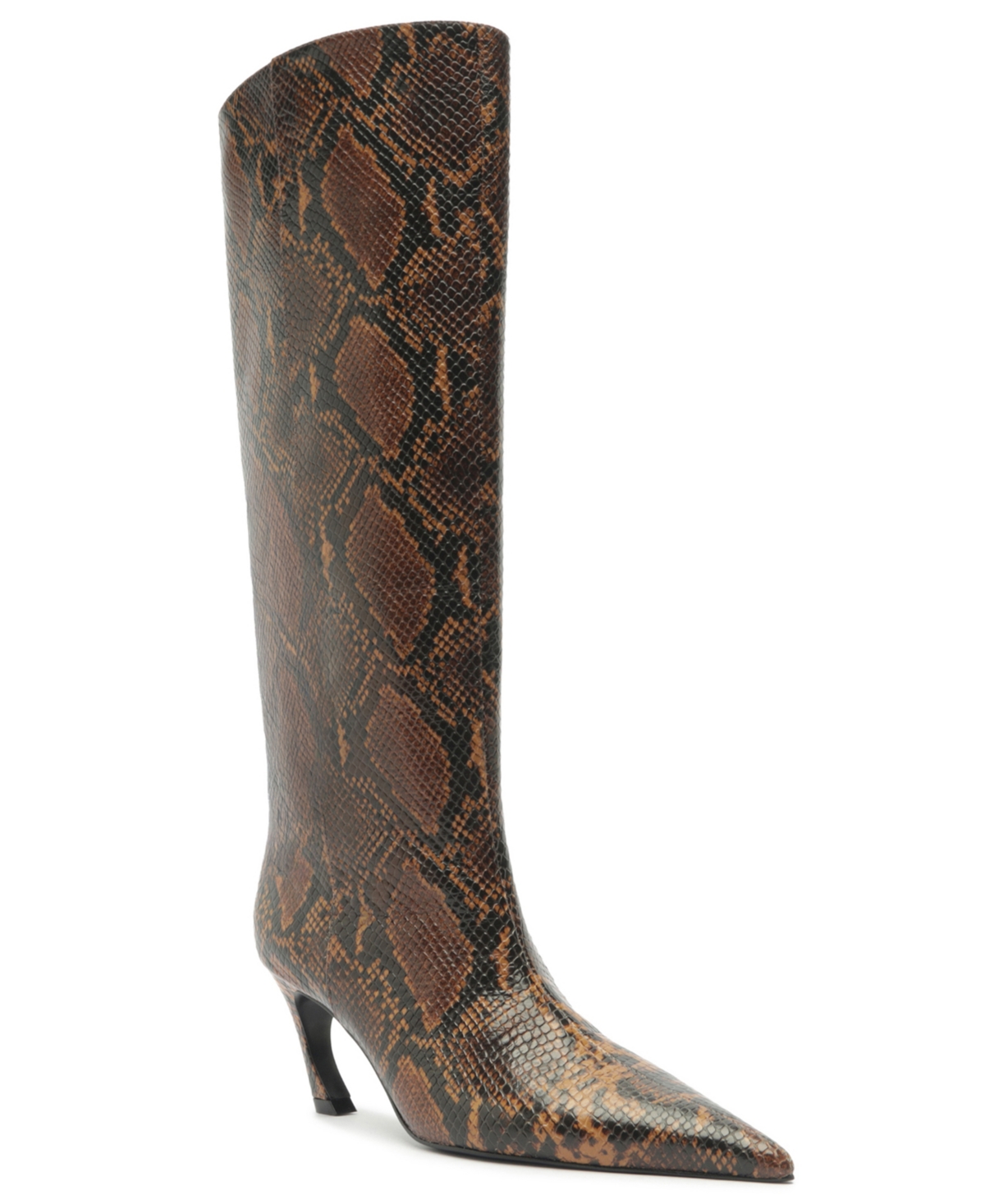 Click here for Schutz Womens Lexi Pull-On Dress Boots - Pecan Bro... prices