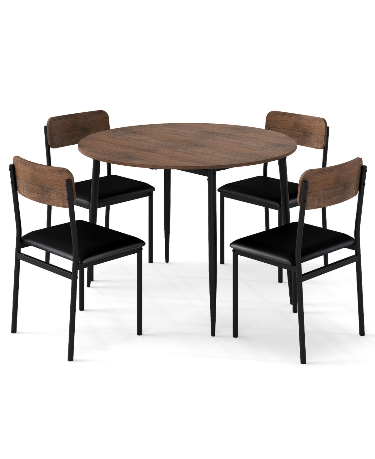 Click here for Slickblue 5 Piece Round Dining Table Set Drop Leaf... prices