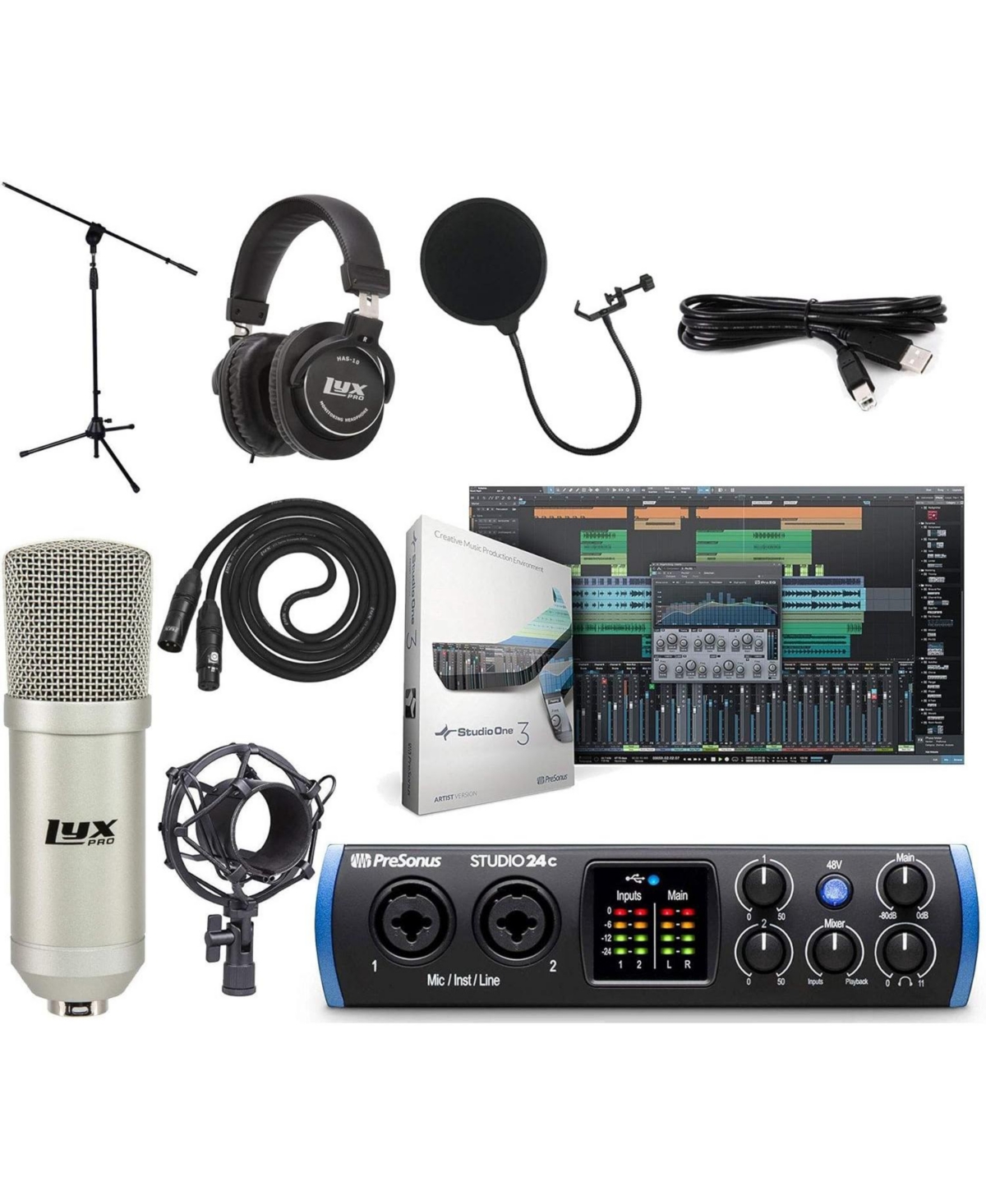 Click here for PreSonus Studio 24c Usb C 2x2 Audio/Midi Interface... prices
