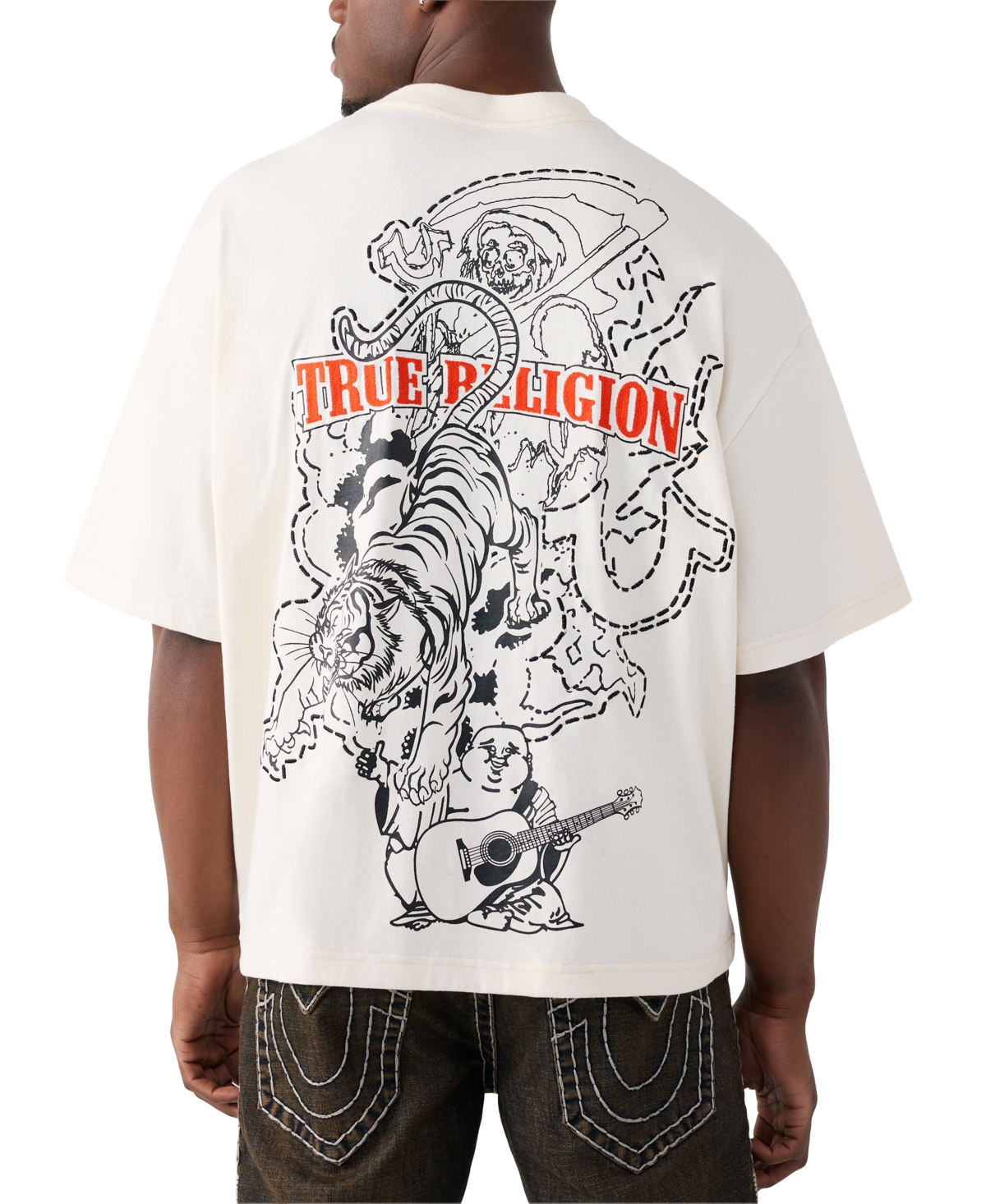 Click here for True Religion Mens Tiger Logo Short-Sleeve T-Shirt... prices