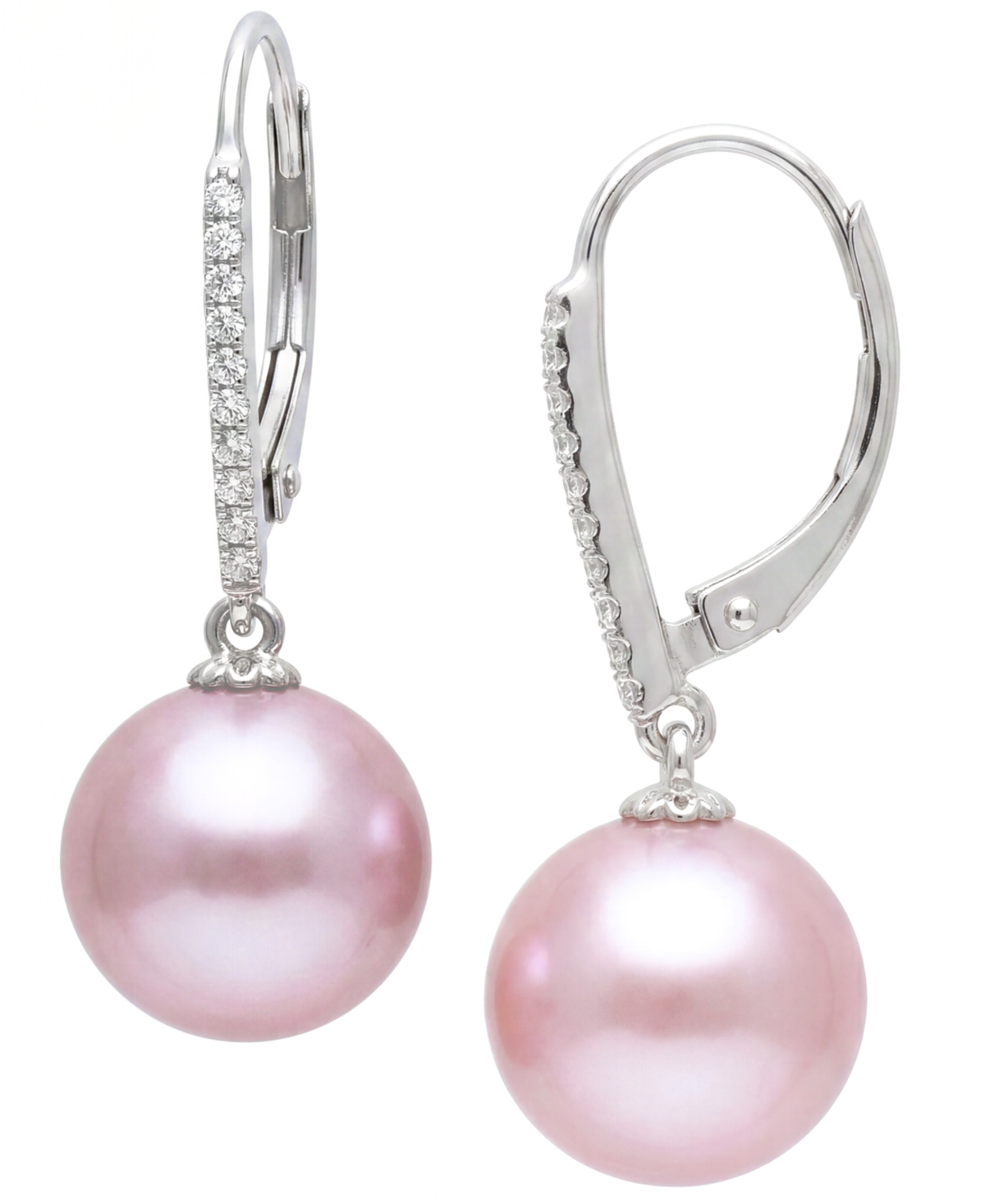 Click here for Macys Cultured Freshwater Pearl (10mm) & Diamond (... prices
