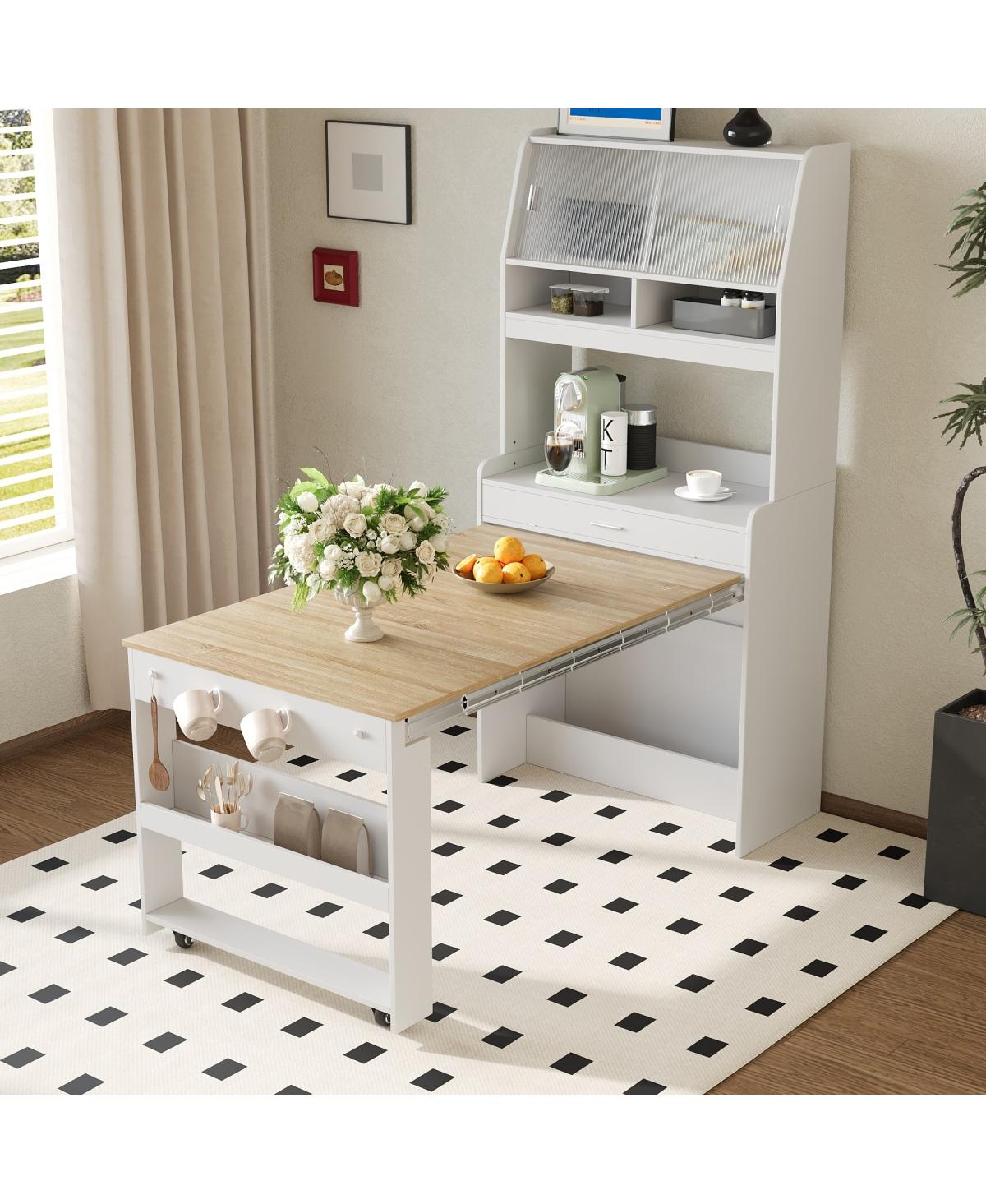 Click here for Streamdale Furniture Multifunctional Buffet Hutch... prices