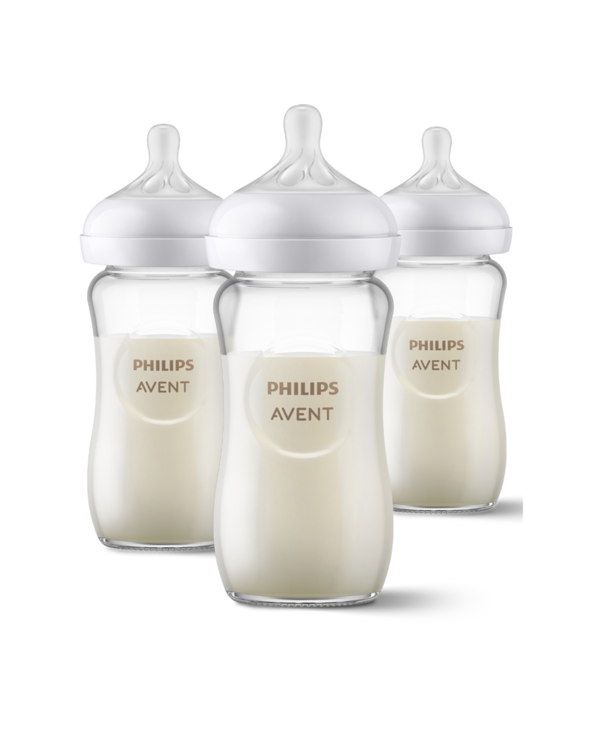 Click here for Avent Baby Philips Glass Natural Bottles 3 - Clear prices