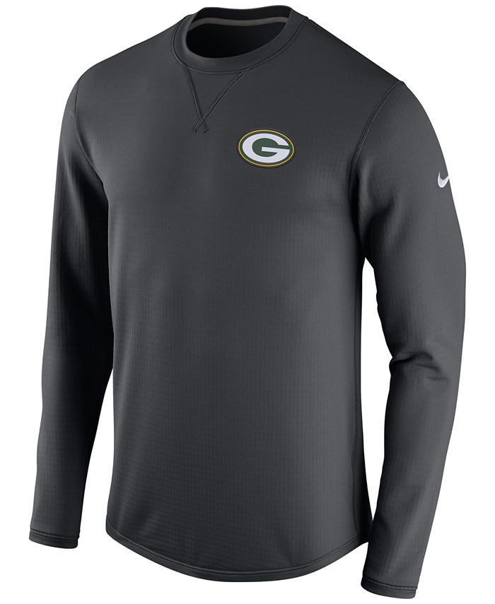 Nike Men's Green Bay Packers Modern Crew Long-Sleeve T-Shirt - Macy's