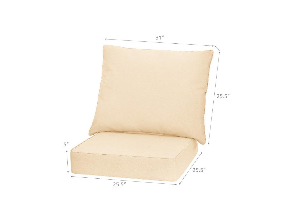 Click here for Lucky One Deep Seat Chair Cushion Set with Backres... prices