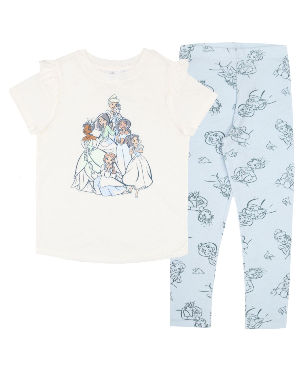 Click here for Disney Princess Little Girls 2 Piece Casual Shirt... prices
