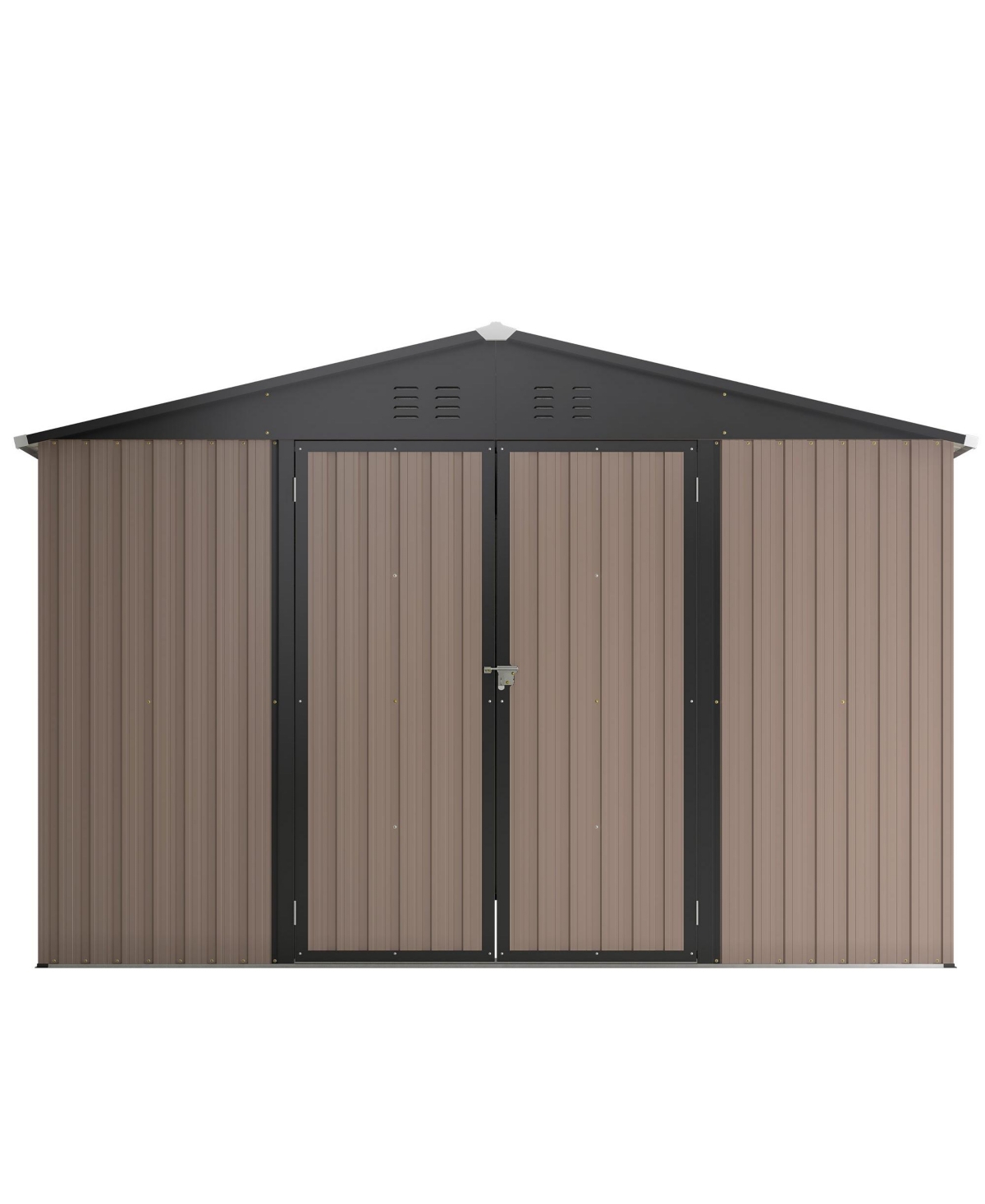 Click here for Mondawe 10 x 10 Outdoor Metal Storage Shed With Lo... prices