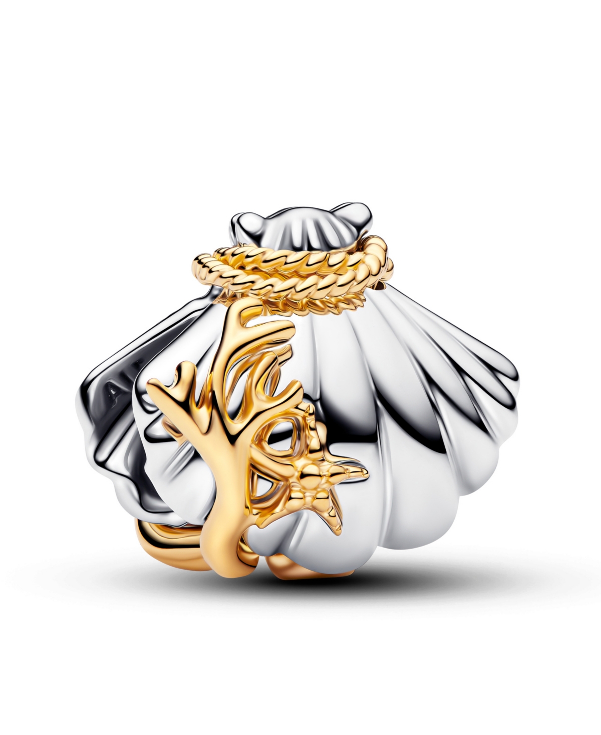 Click here for Pandora Disney Princesses Ariel Shell Lab-Grown Di... prices