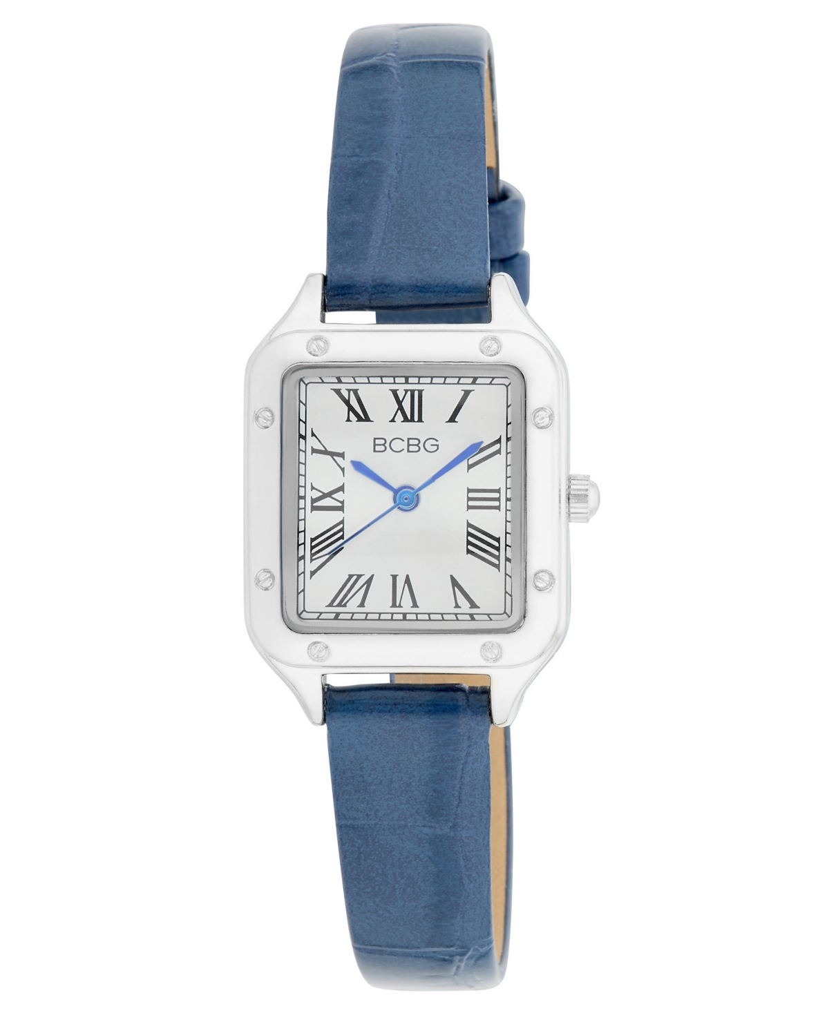 Click here for Bcbg Womens Quartz Square Silver Stainless Steel W... prices