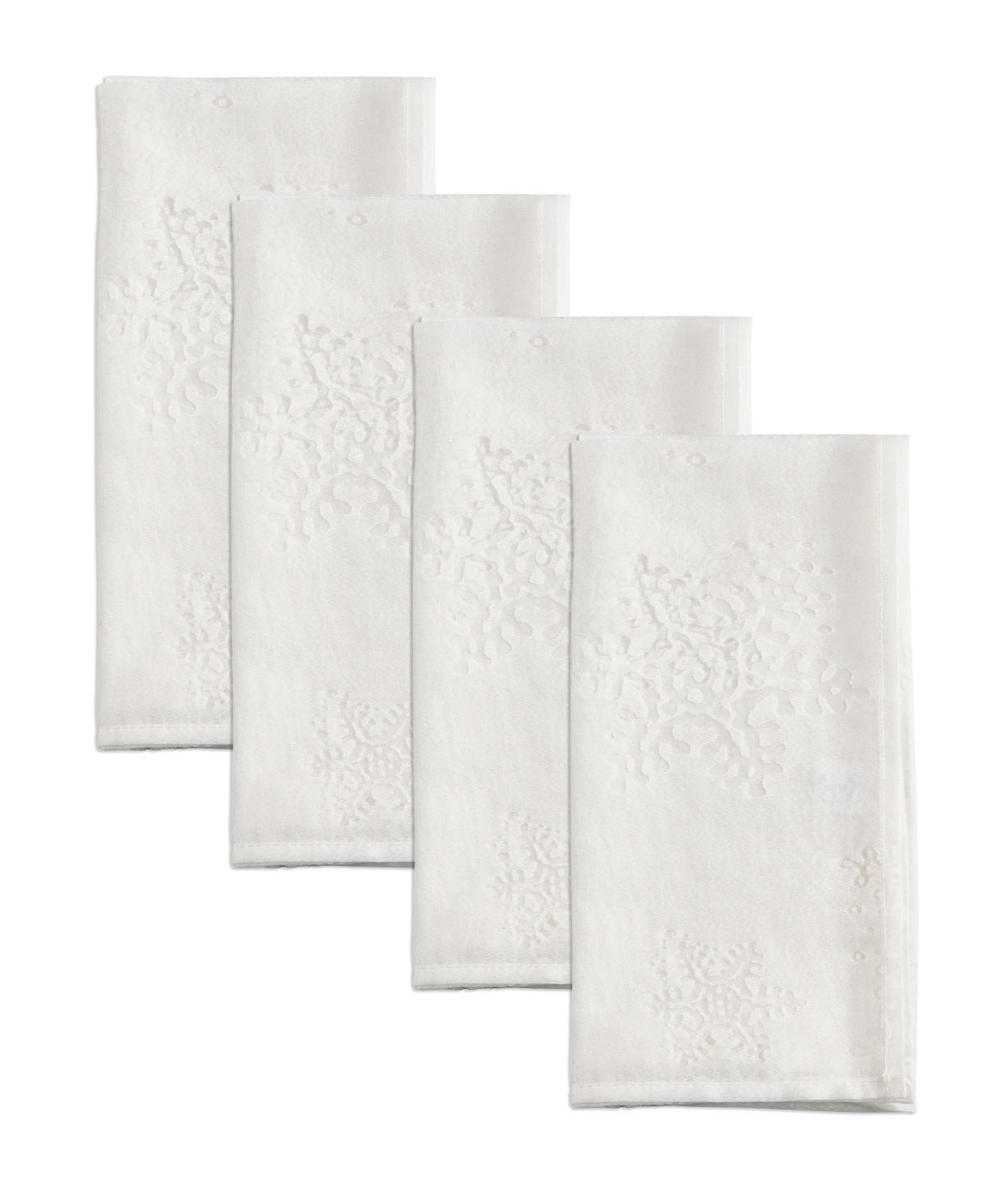 Click here for Saro Lifestyle Burnout Snowflake Table Napkins  Se... prices