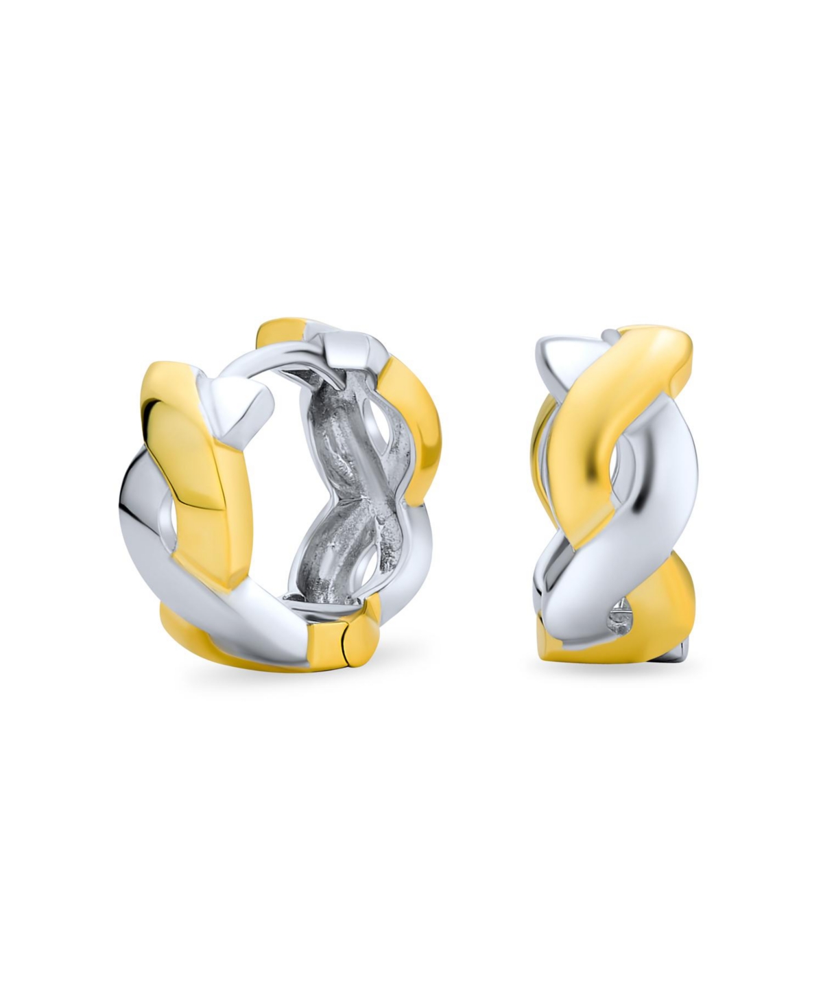 Click here for Bling Jewelry Two Tone Love Knot Symbol Infinity H... prices