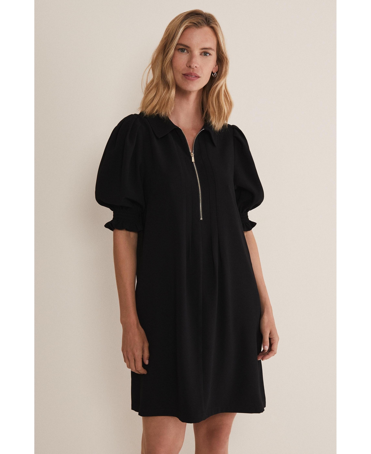 Click here for Phase Eight Womens Candice Zip Dress - Black prices