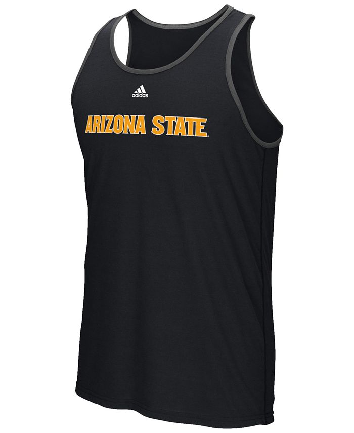 adidas Men's Arizona State Sun Devils Team Font Ultimate Ringer Tank ...