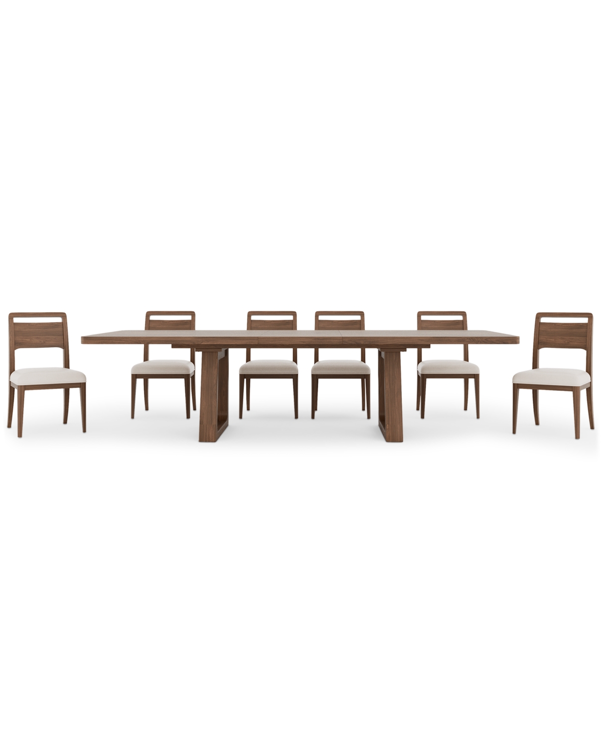 Click here for Amelie Rectangular 7-Piece Wood Dining Set (Table... prices