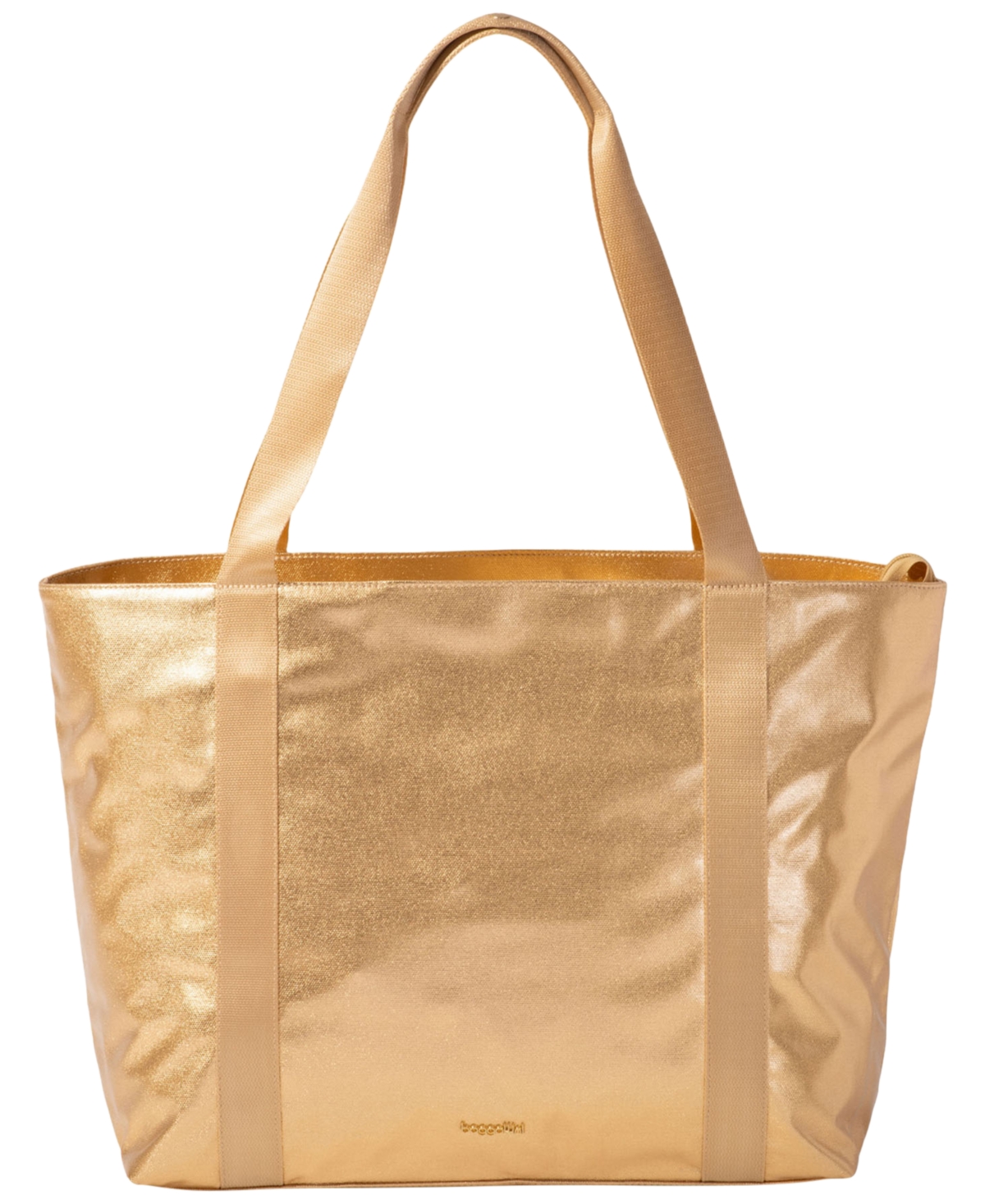 Click here for Baggallini Extra-Large Via Tote Handbag - Gold Met... prices