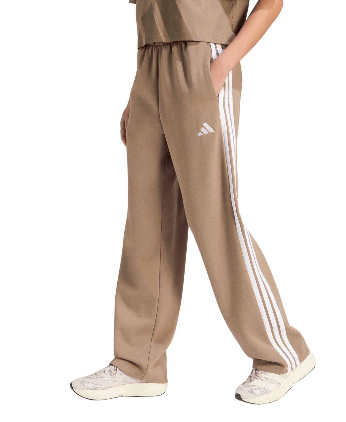 Click here for adidas Womens Essentials Three Stripes Fleece Open... prices