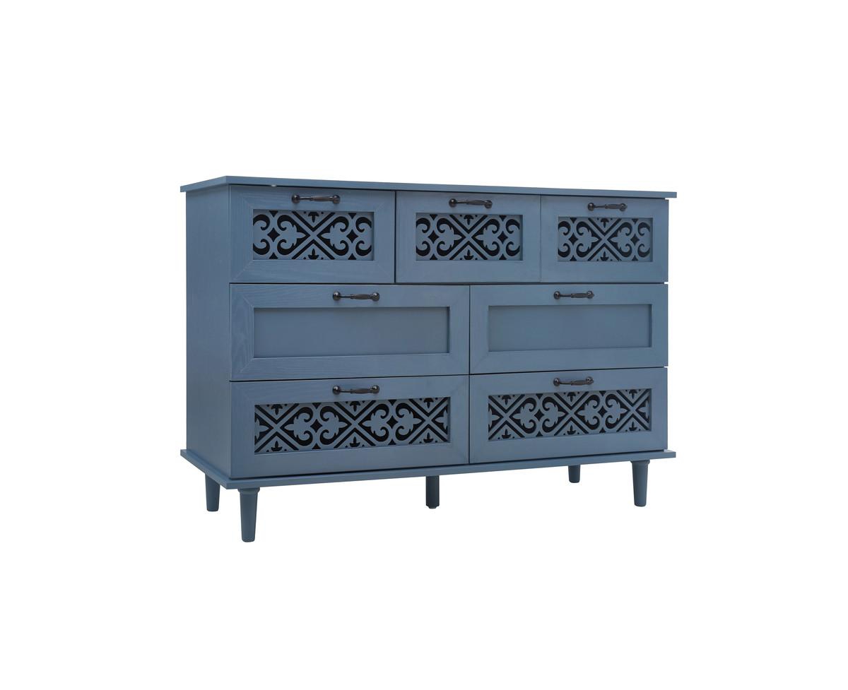Click here for sumyeg Storage Cabinet with 7 Drawer - Blue prices