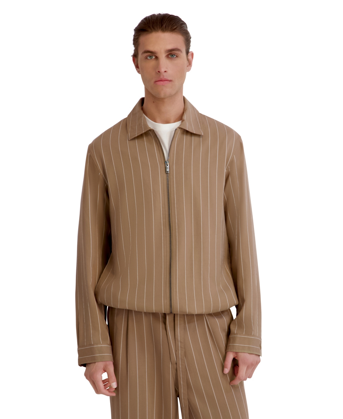 Click here for Karl Lagerfeld Paris Mens Stripe Regular-Fit Jacke... prices