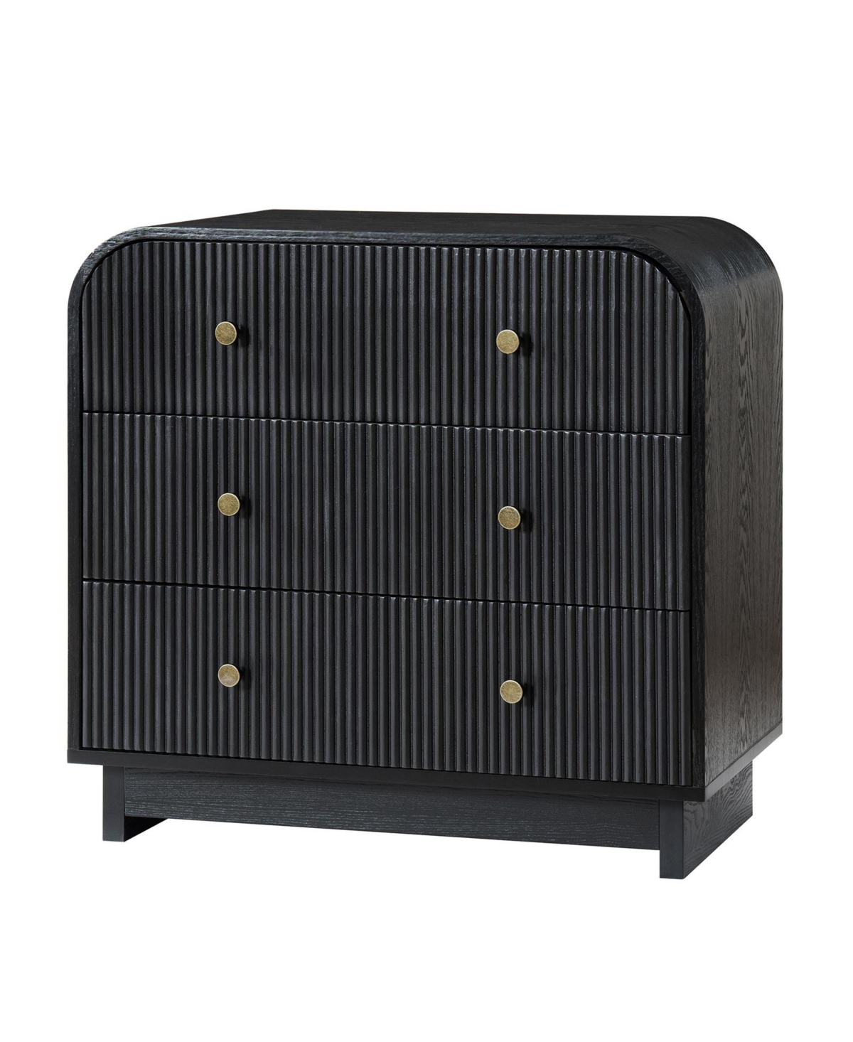 Click here for Hulala Home Melisa Modern 3-Drawer Fluted Curved E... prices