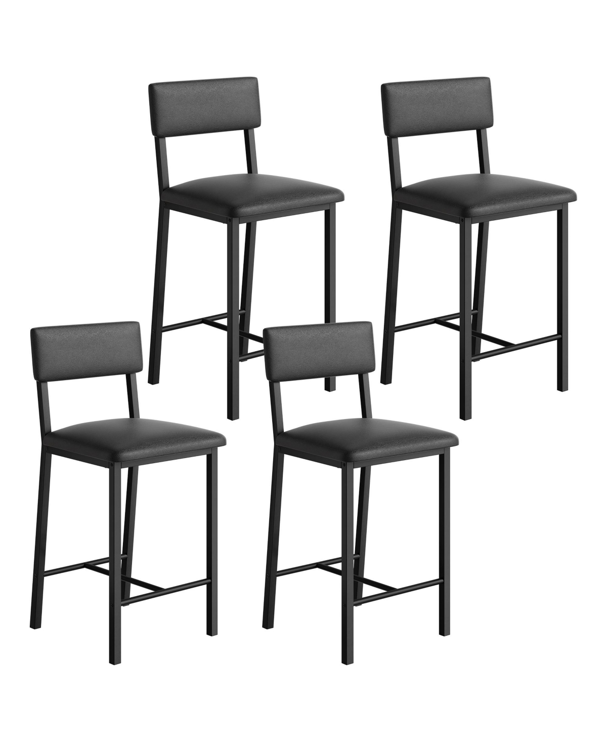 Click here for gaomon Bar Stools Set of 4  Counter Stools with Ba... prices