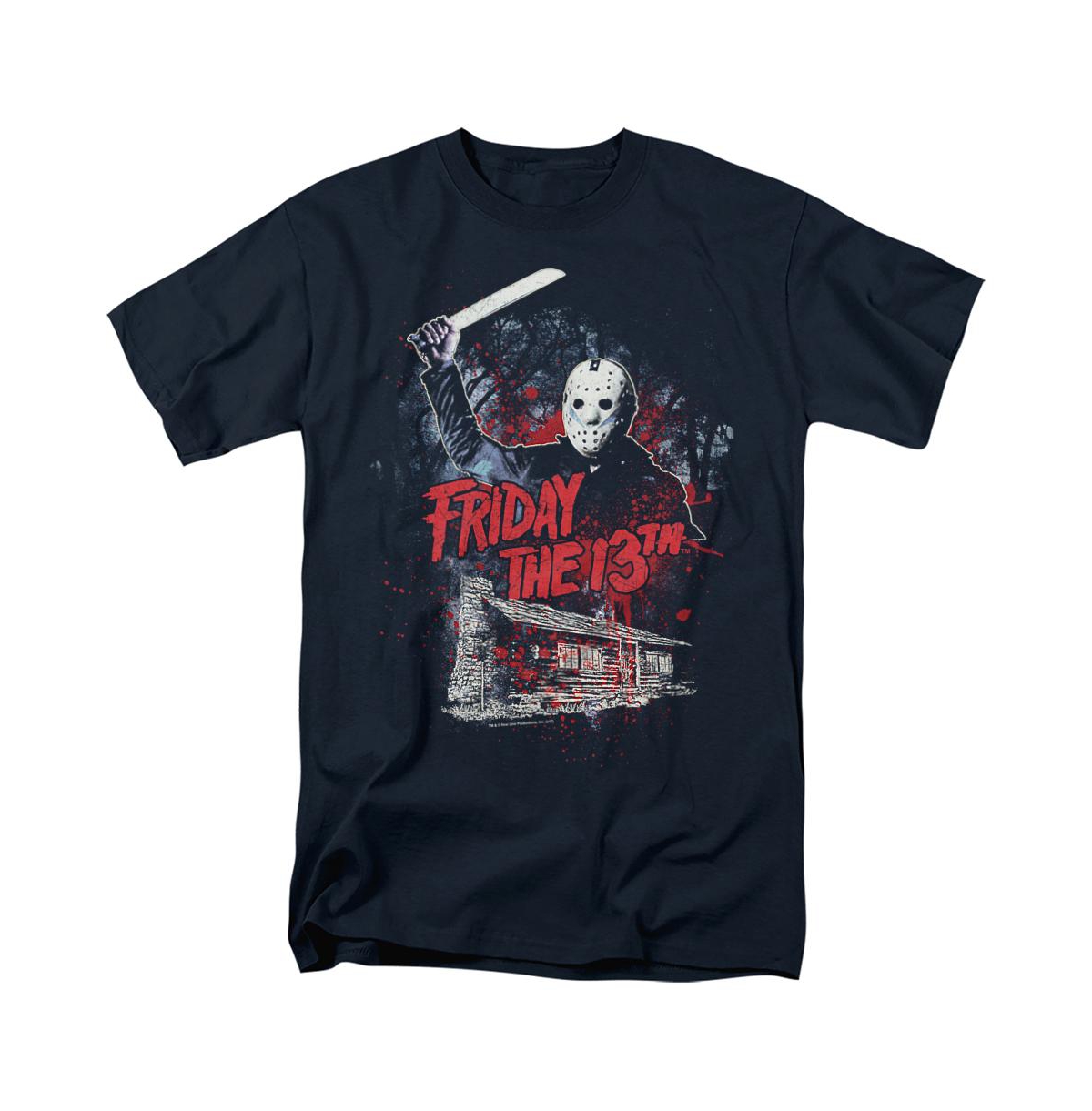 Click here for Friday The 13th Mens Cabin T-Shirt - Navy prices