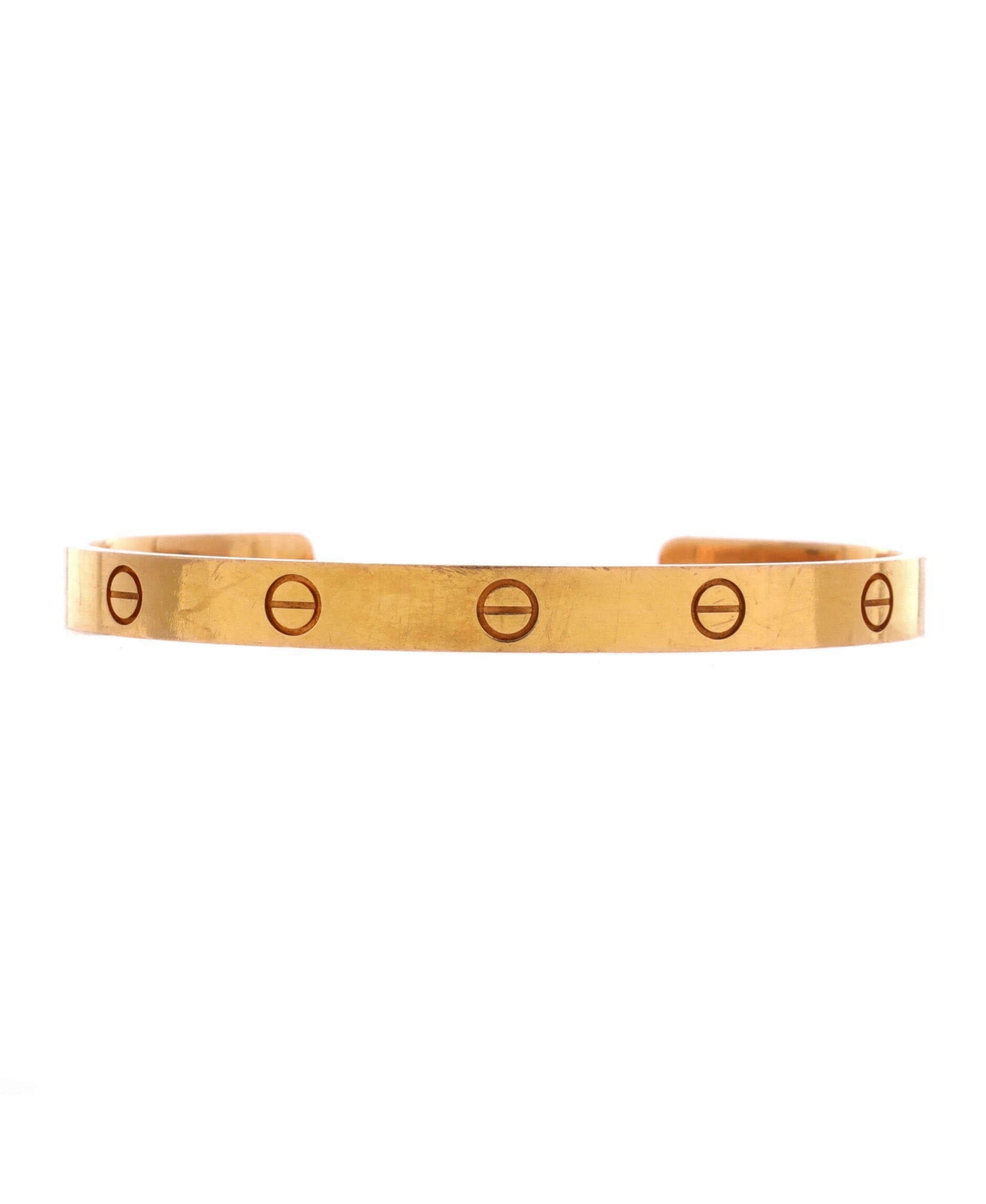 Click here for Pre-Owned Cartier Love Cuff Bracelet - 18k rose go... prices