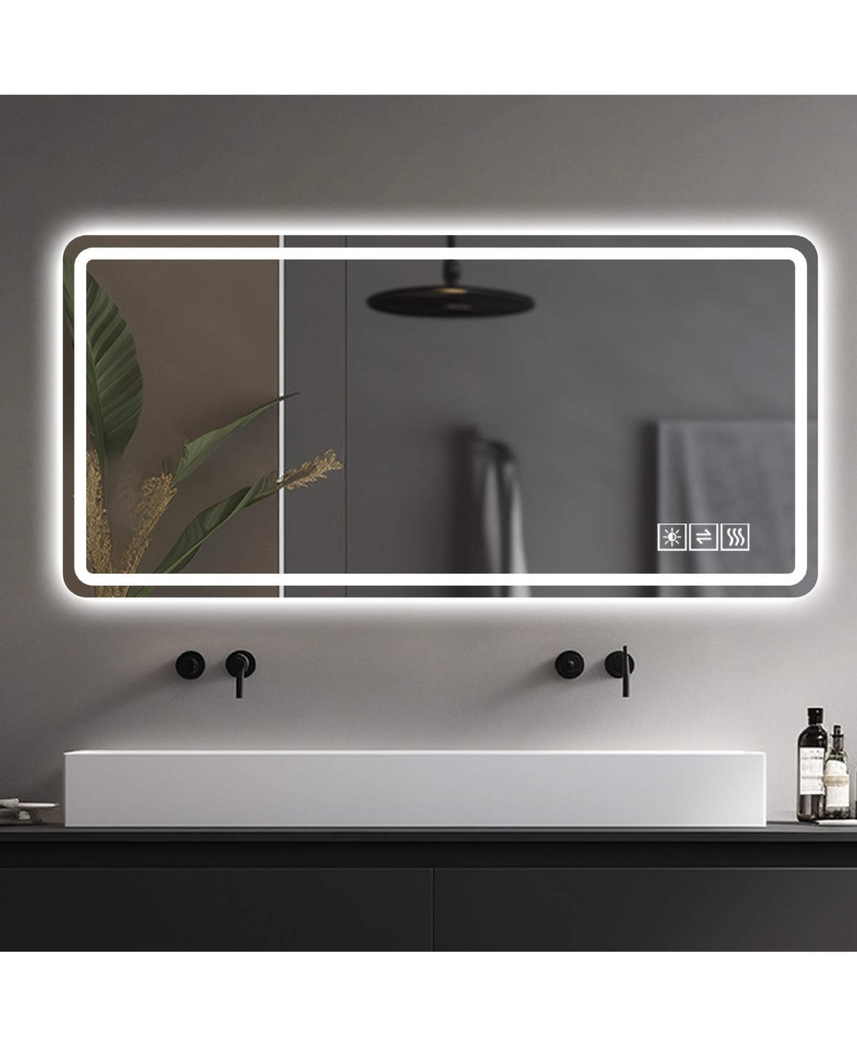 Click here for Rainsken 2860 Inch Led Bathroom Mirror  Wall Mount... prices