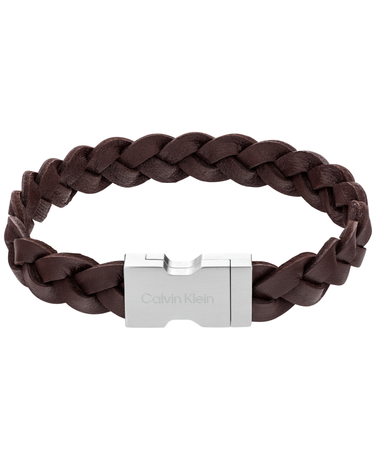 Click here for Calvin Klein Mens Leather Industrial Hardware Brac... prices