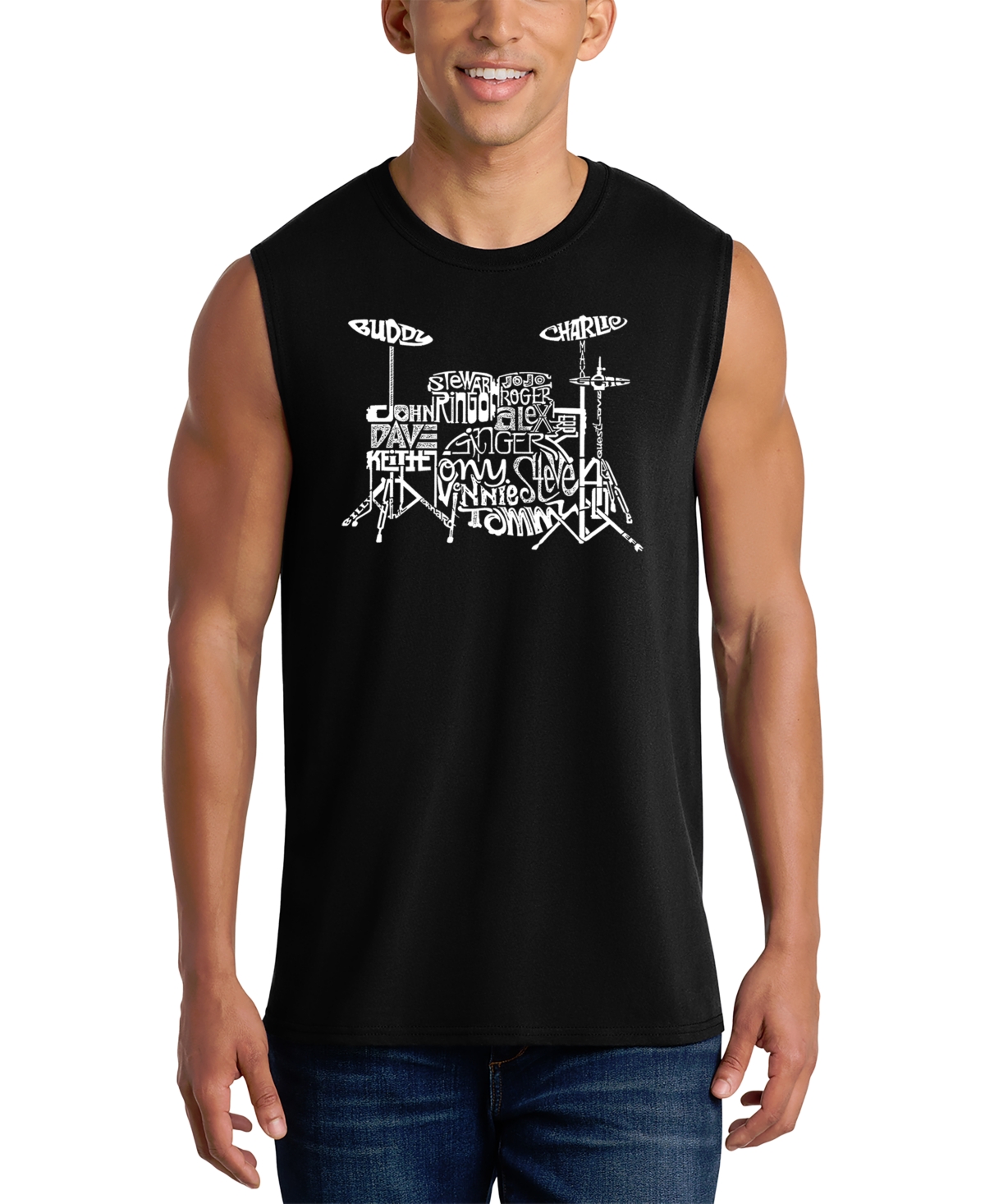 Click here for La Pop Art Mens Drum Set Typography Word Art Graph... prices