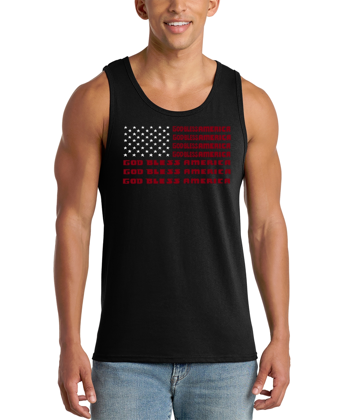 Click here for La Pop Art Mens Red Equalizer Bars Music Graphic T... prices