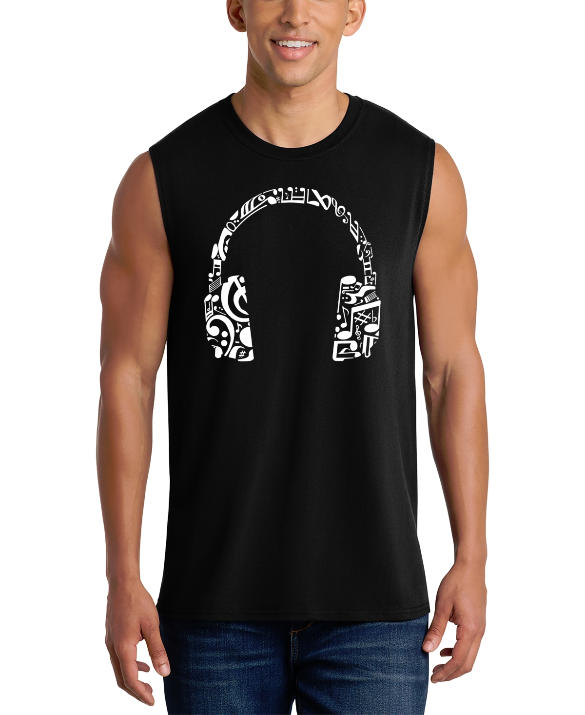Click here for La Pop Art Mens Pattern Headphones Music Word Art... prices