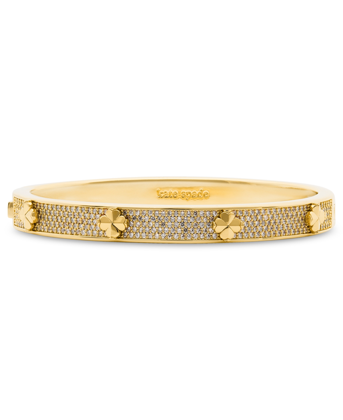 Click here for kate spade new york Flower Pave Bangle Bracelet -... prices
