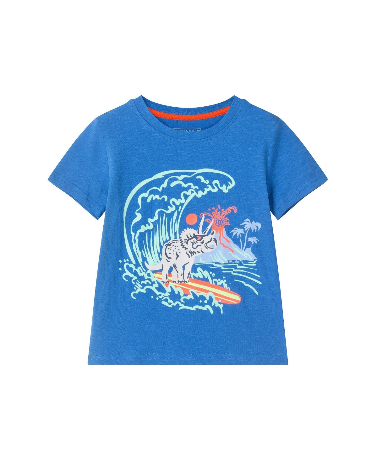 Click here for Andy and Evan Toddler Boys Surfing Dino Graphic Te... prices