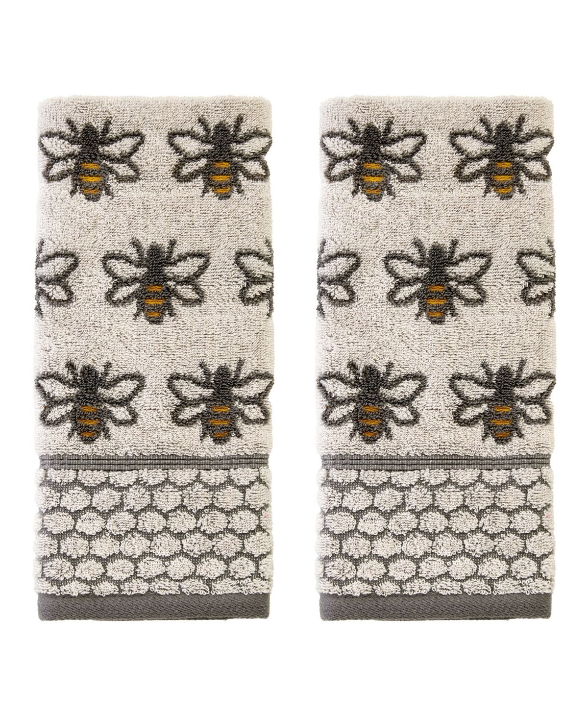Click here for Skl Home Honey Bee Jacquard 2-Pc. Hand Towel Set -... prices