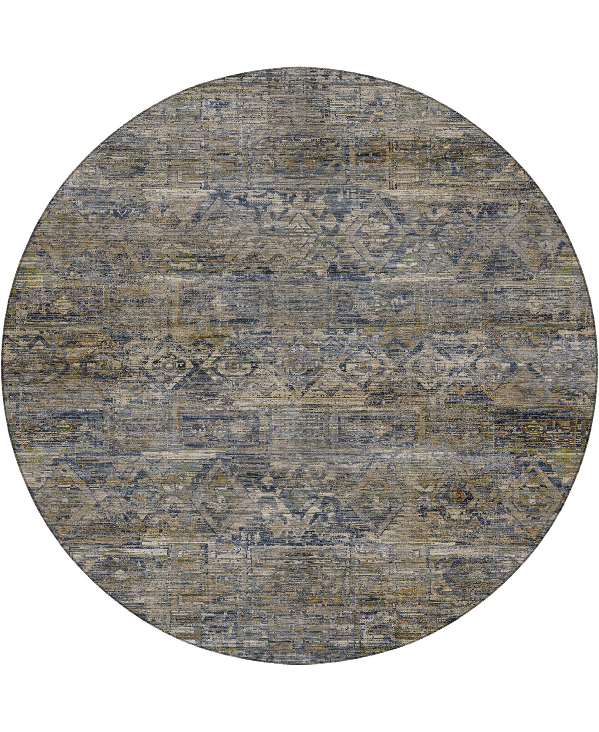 Click here for Dalyn Vico VC7 8x8 Round Area Rug - Blue prices