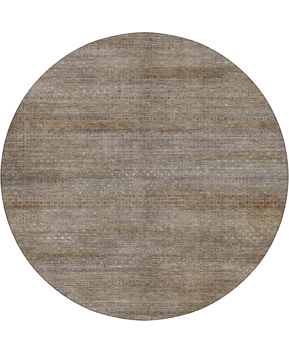 Click here for Dalyn Vico VC5 8x8 Round Area Rug - Brown prices
