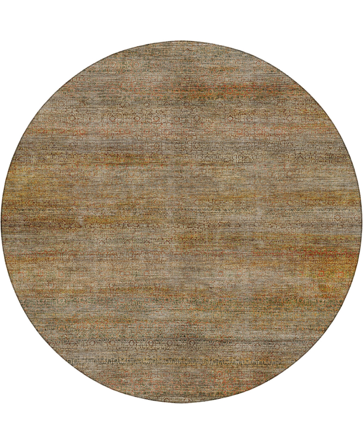 Click here for Dalyn Vico VC3 8x8 Round Area Rug - Brown prices