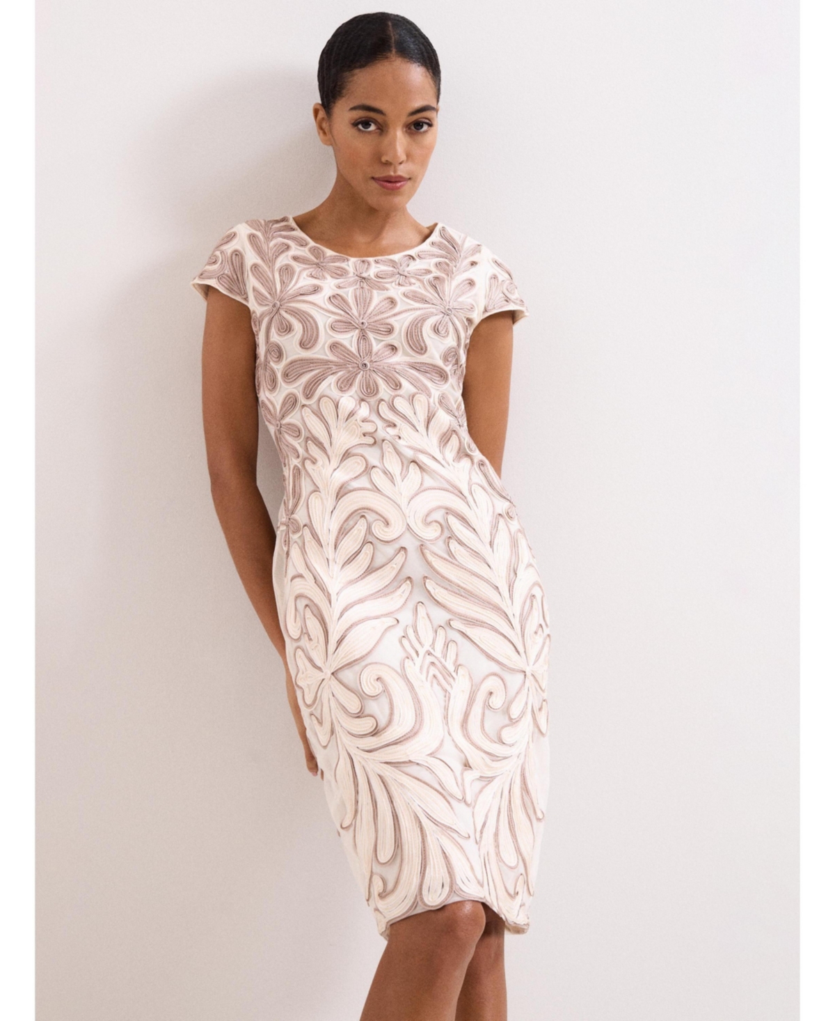 Click here for Phase Eight Womens Margaret Embroidery Detail Dres... prices