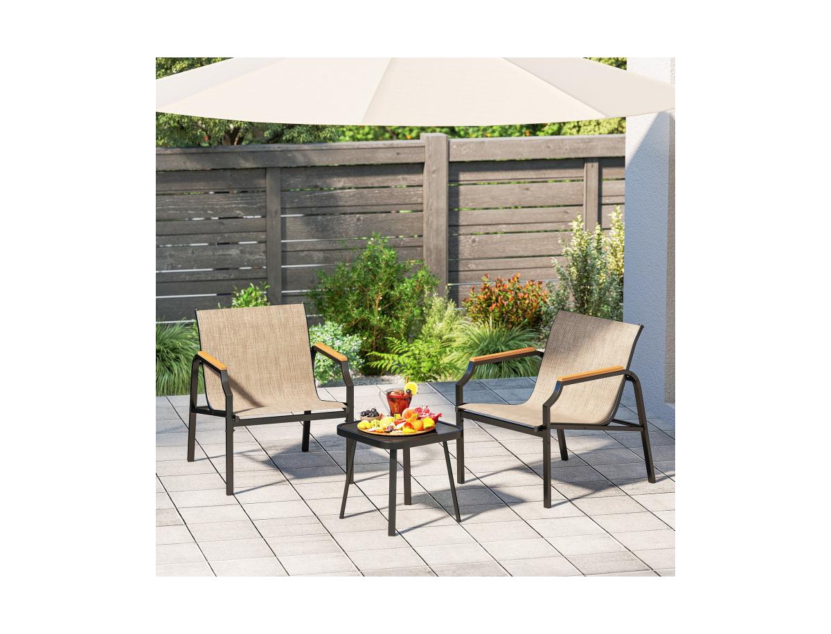 Click here for Boyel Living 3 Piece Outdoor Chair Set with Breath... prices