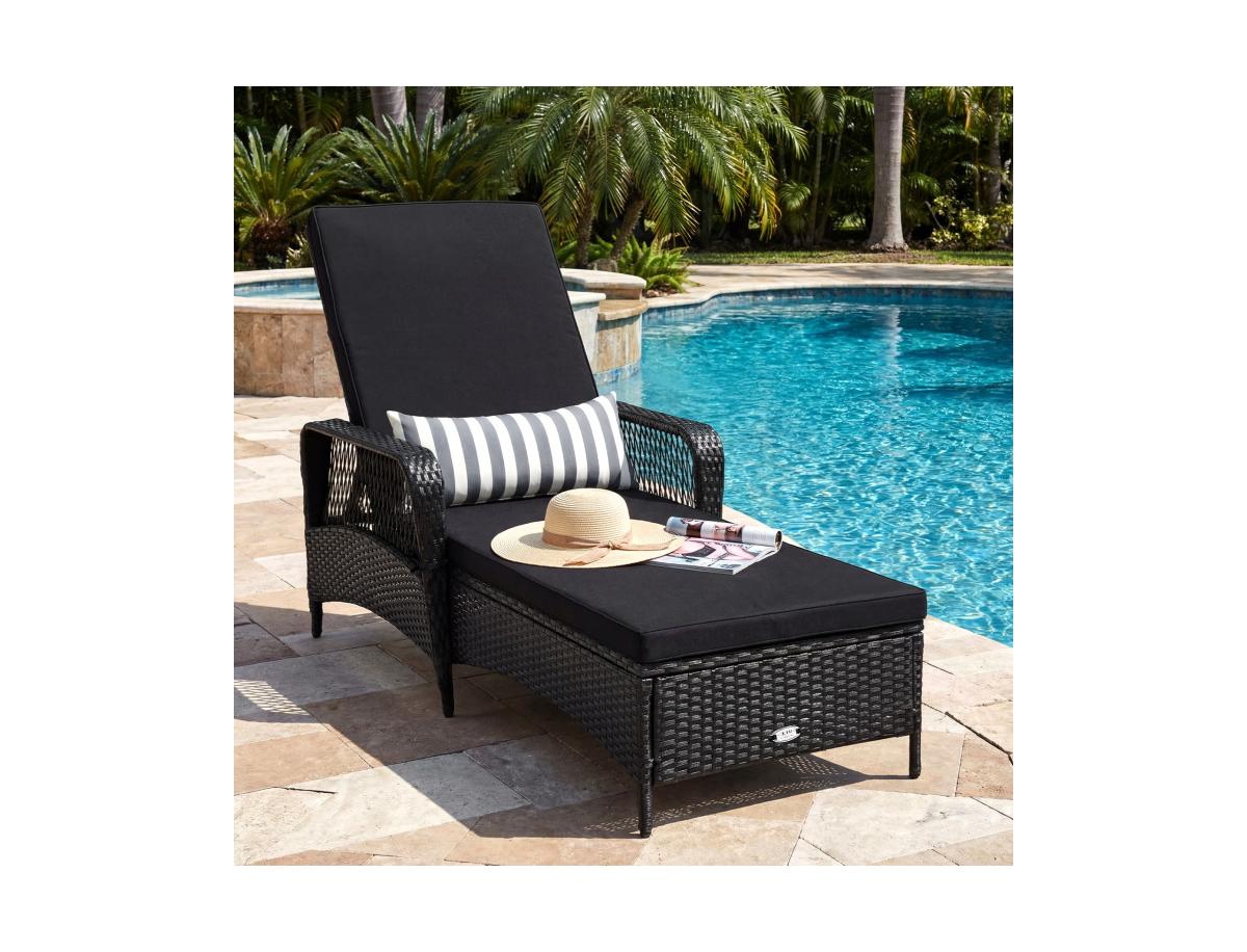 Click here for Boyel Living Patio Wicker Chaise Lounge Chair with... prices