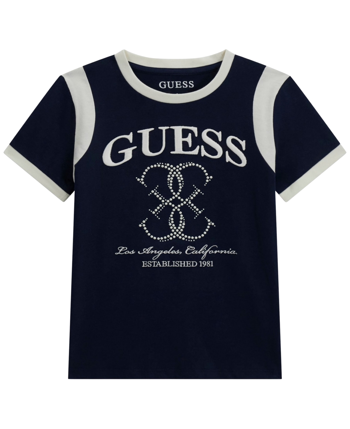 Click here for Guess Girls 7-16 Short-Sleeve T-Shirt - Blue prices