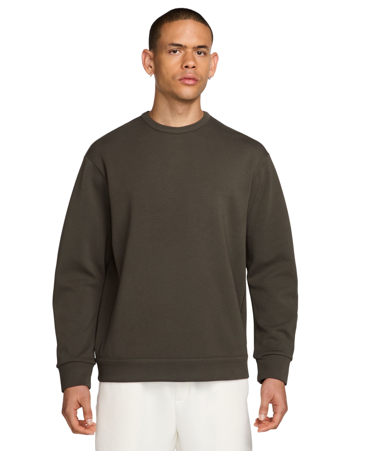 Click here for Nike Mens Dri-fit Crewneck Sweatshirt - Dark Hazel... prices