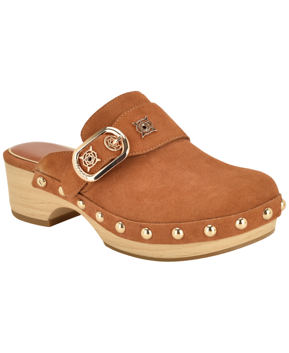 Click here for Guess Womens Grisee Platform Wood Bottom Heeled Cl... prices