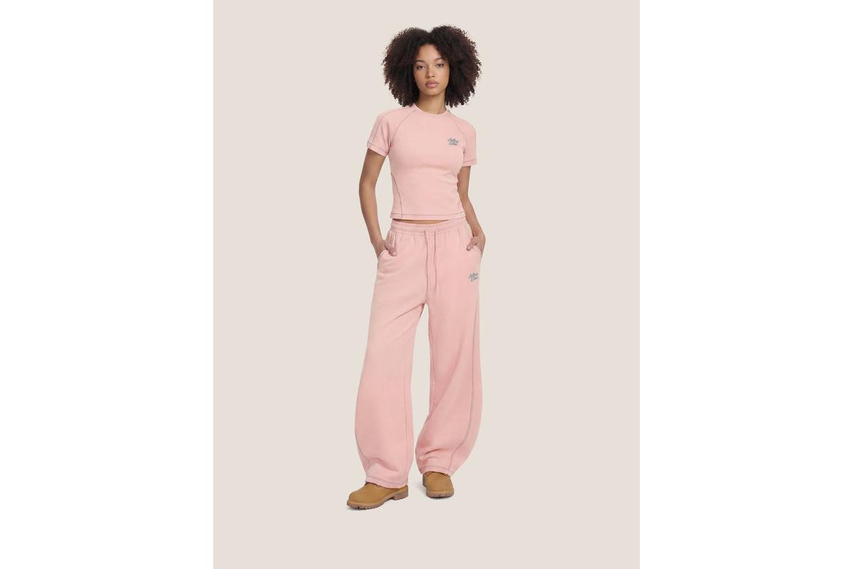 Click here for Aelfric Eden Womens Cloud Slim Sweat Set - Blush p... prices