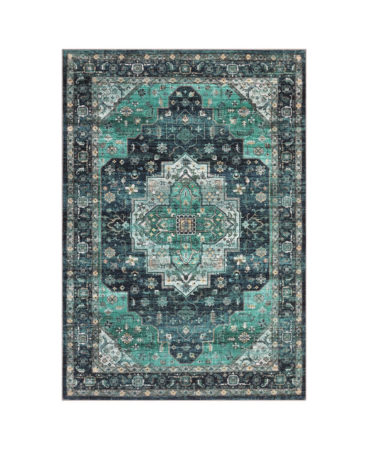 Click here for gaomon Vintage Washable Medallion Area Rug  Non Sl... prices